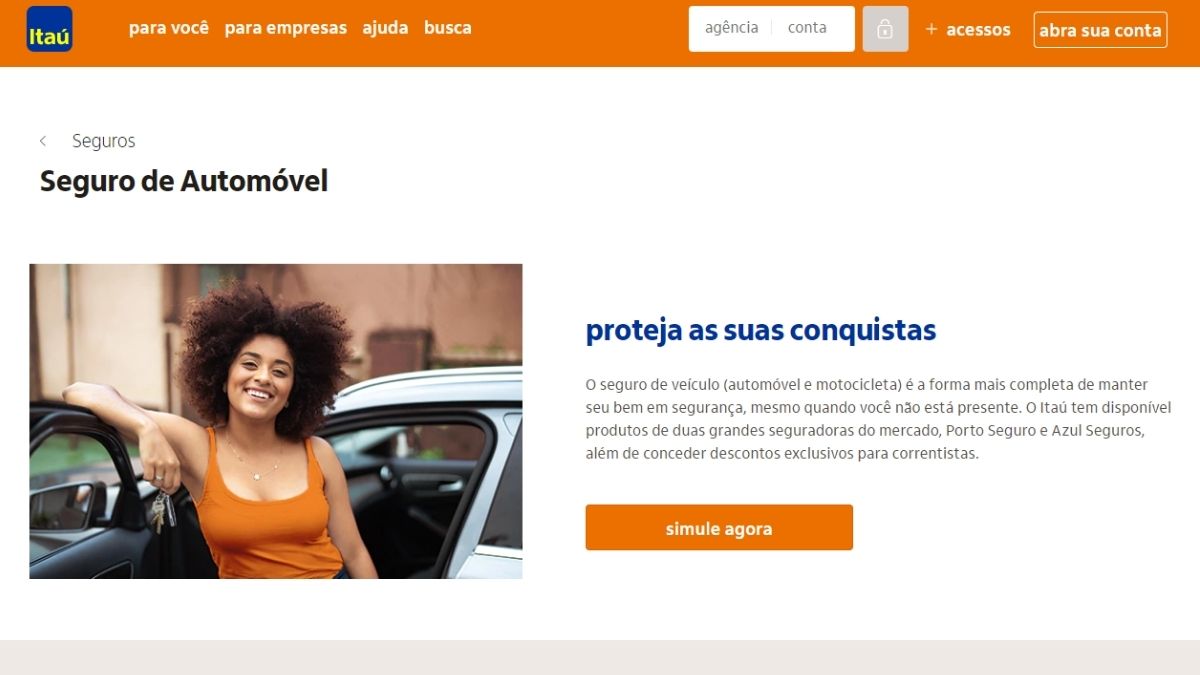 Itaú seguro auto: Confira todas as informações! - Agora Dinheiro